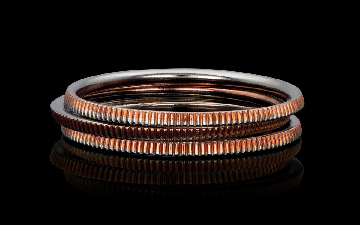 Reeded Dime Ring